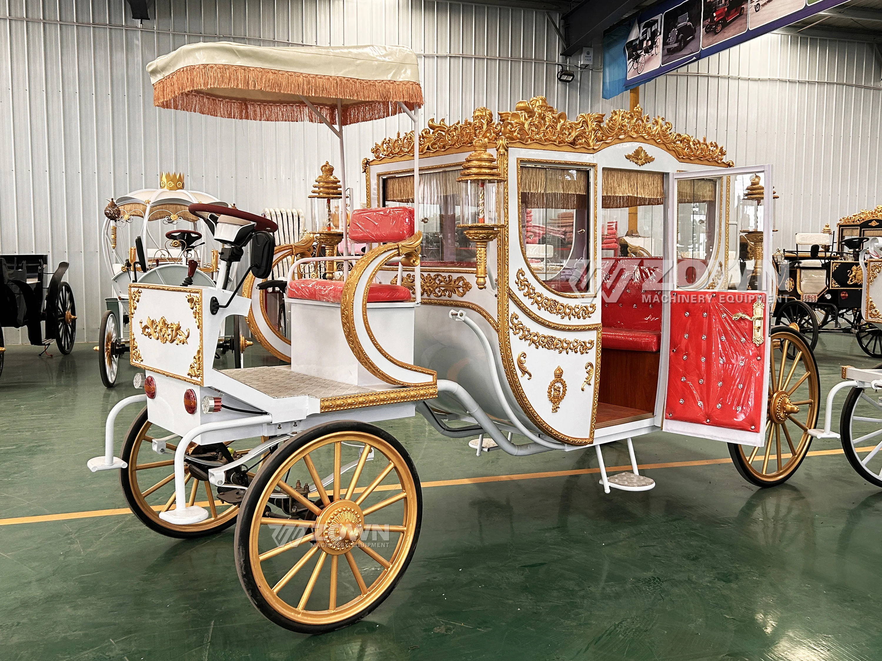 Princess Electric Sightseeing Wedding Horseless Carriage
