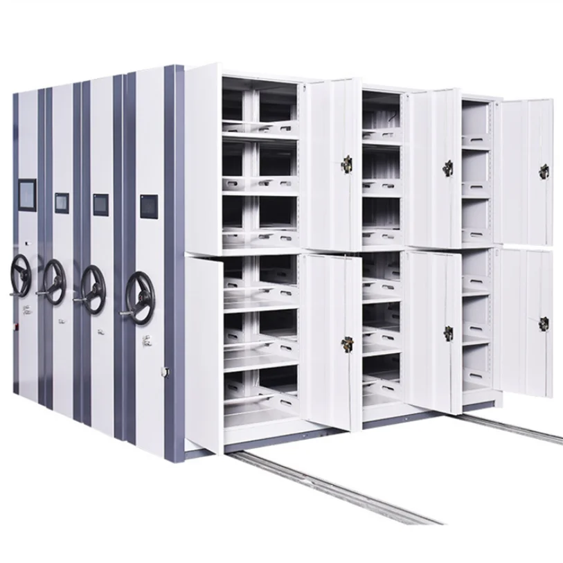 Removable Moving Archive Cabinet Steel Dense Rack Shelf Shelving File ...