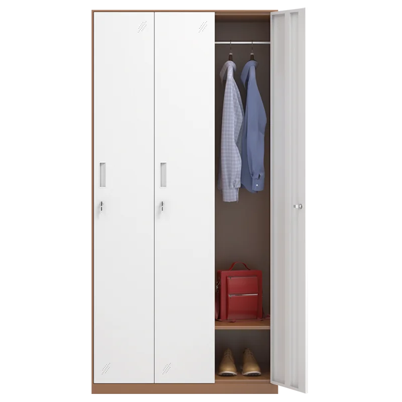 Gd 2024 Lateral Full Height 3 Doors Steel Storage Cabinet Metal Clothes ...