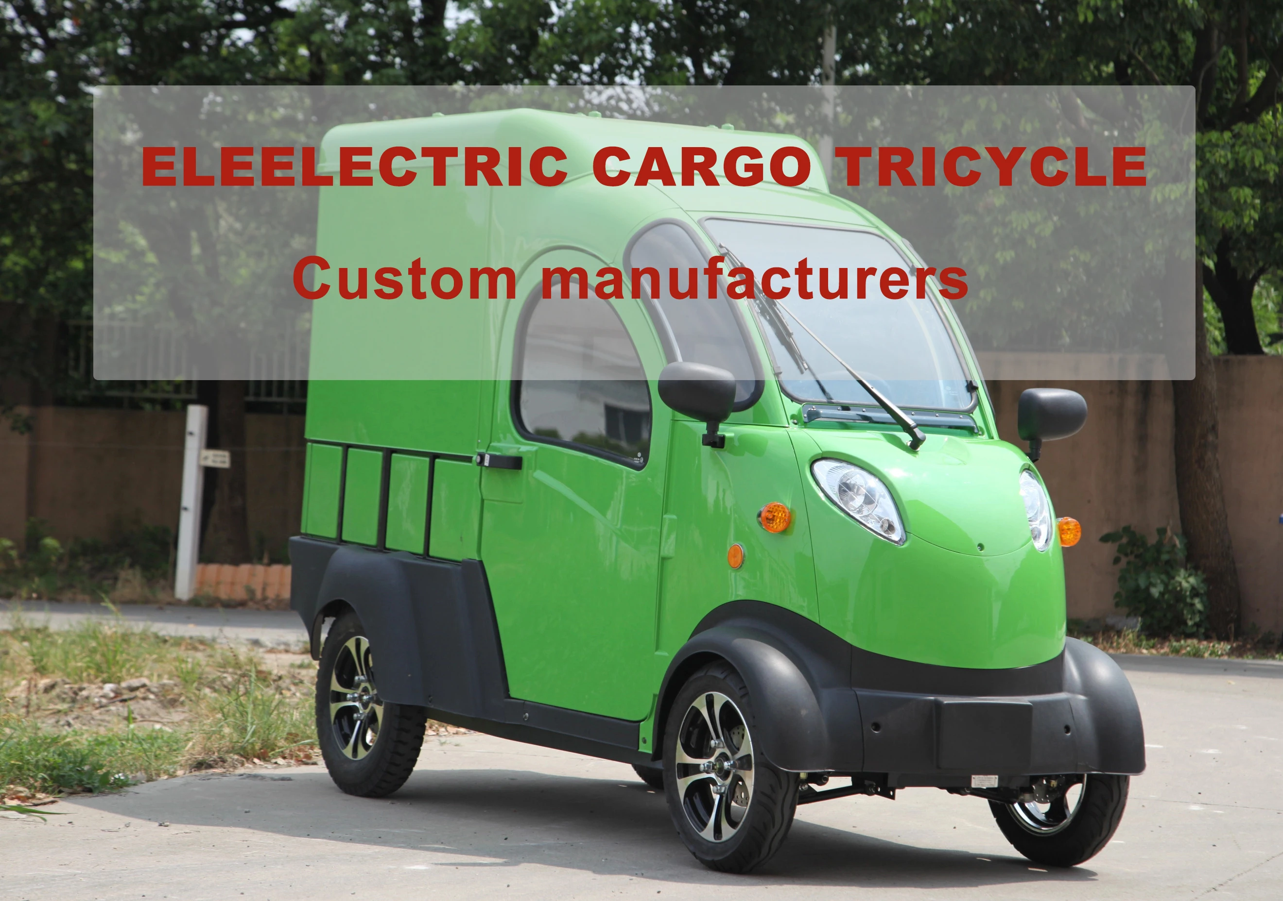 Wholesale Street Legalized Electric Mini Cargo Truck Van