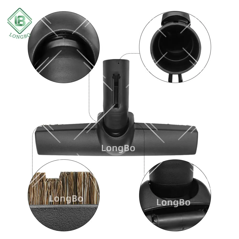 Horse Hair Vacuum Brush Attachments With Wheels Fit For Mieles Vacuum ...