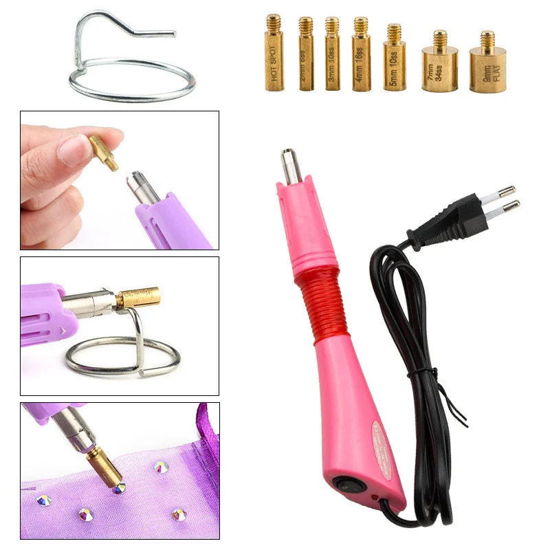 Hotfix Rhinestones Applicator Hot Fix Applicator Tool Kit For Clothes ...