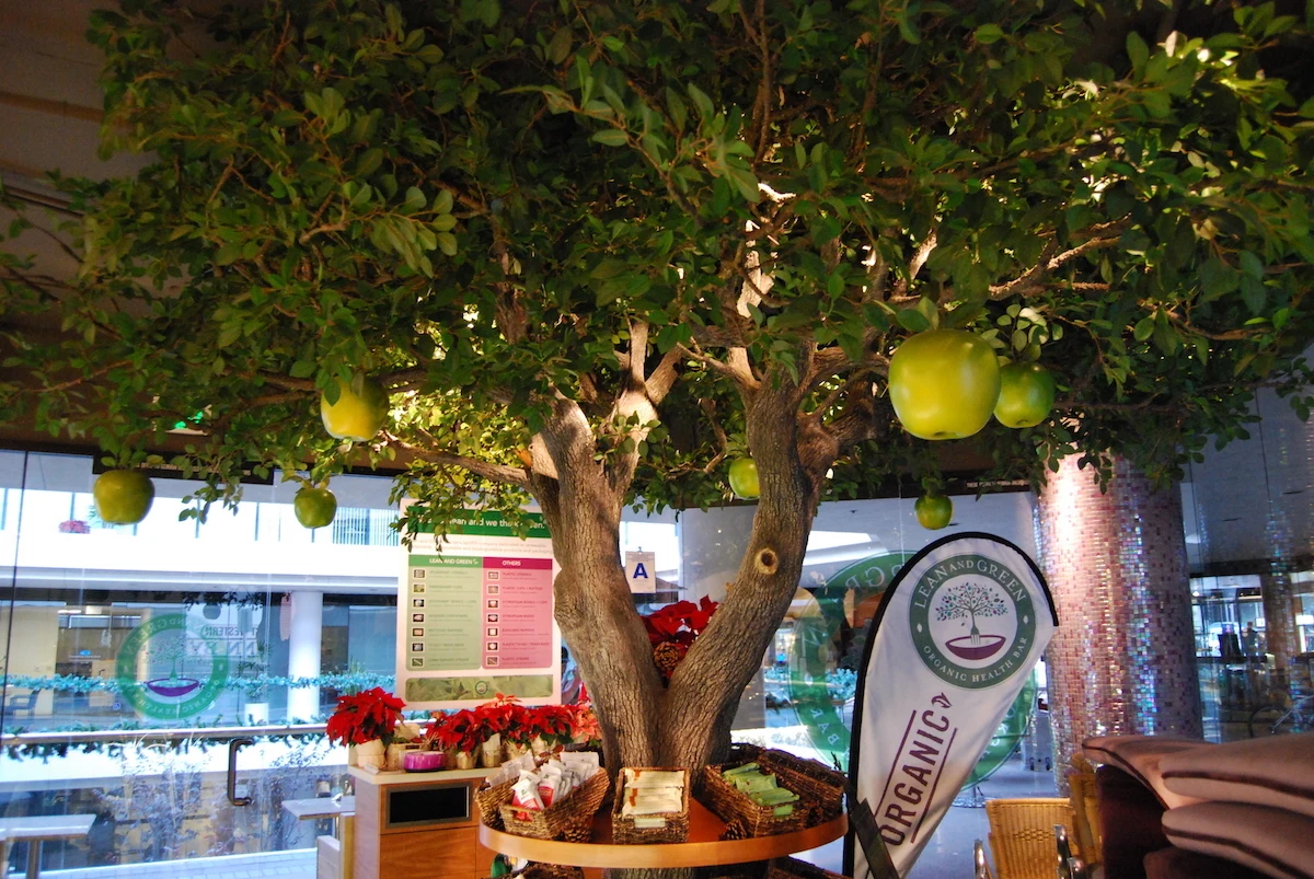 Artificial apple Tree Large Artificial Fruits Tree Outdoor Ornamental ...