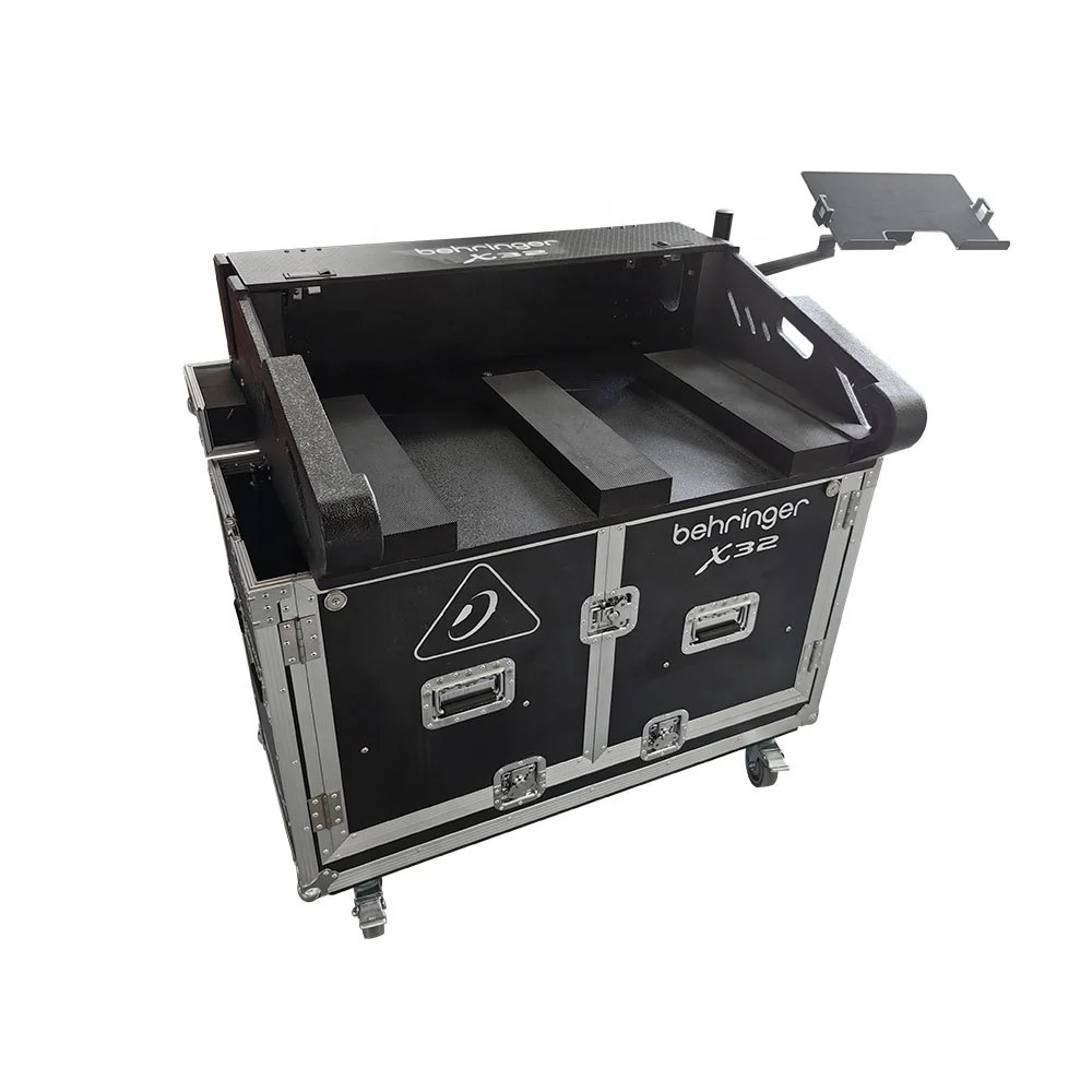 Customized Behringer X32 Hydraulic Flight Case With Laptop Stand ...