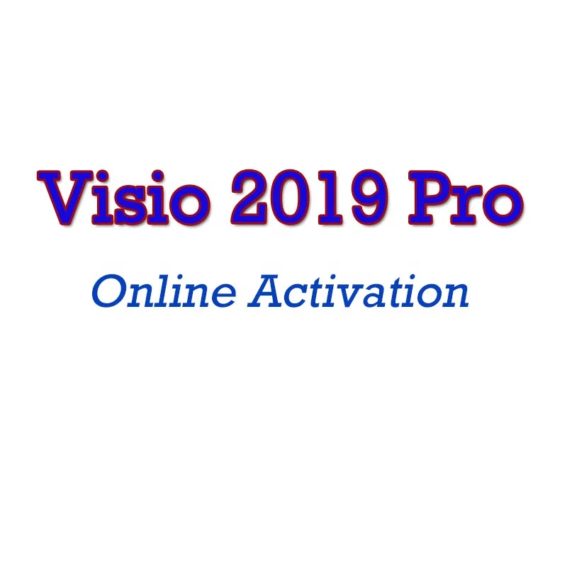 Genuine Visio 2019 Professional License 100% Online Activation Visio 2019 Pro Digital Key Code ...