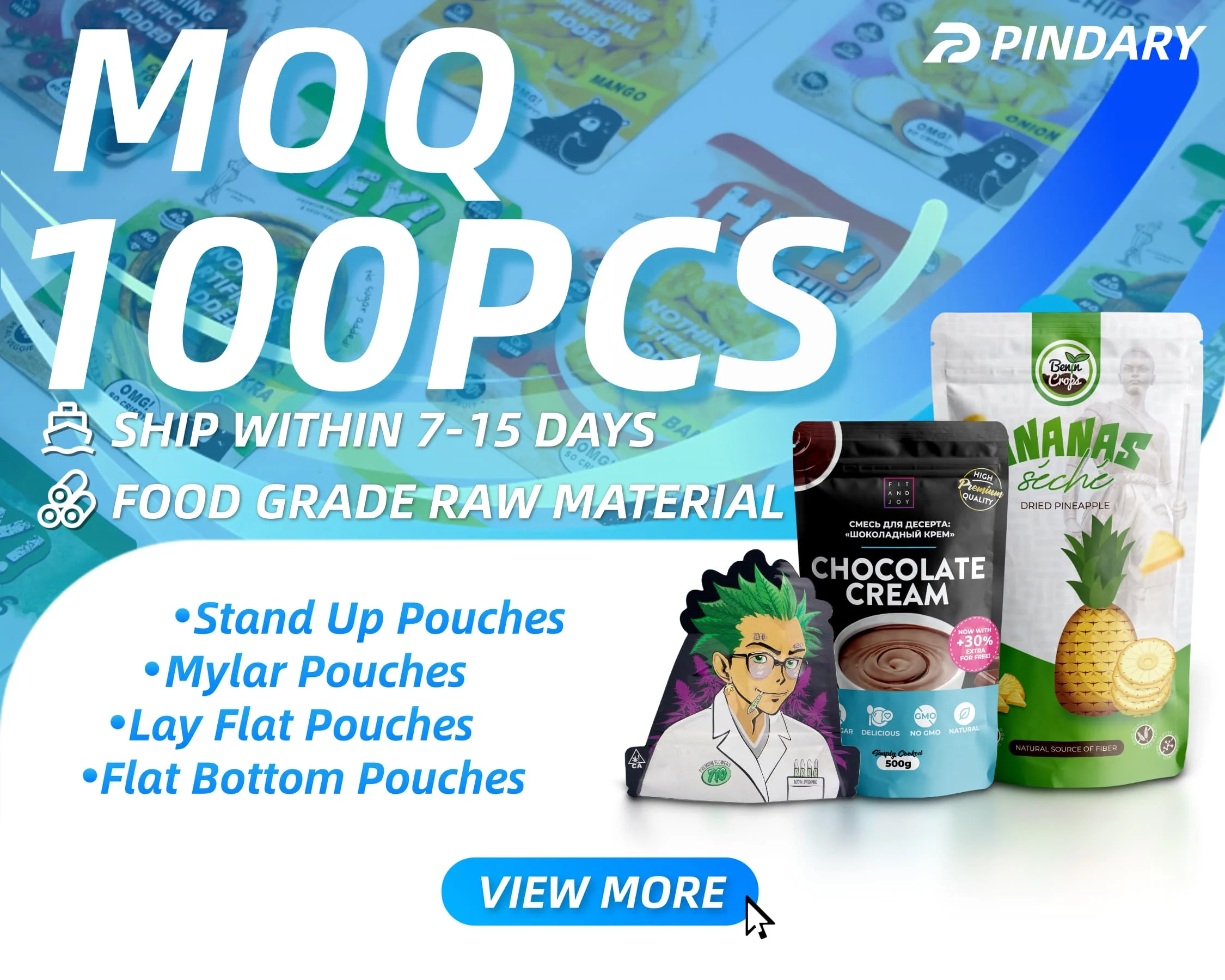 Customized Digital Printing Food Packaging - Pindary