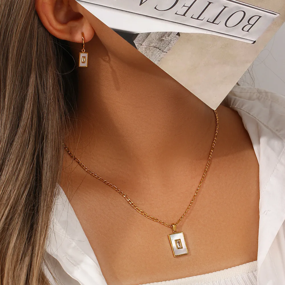 Shop Our Trendy Fashion Rectangular Pendant Necklace for Women
