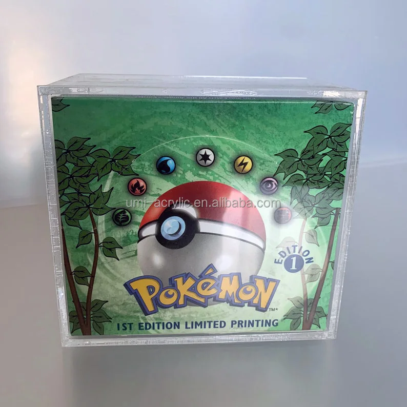Wholesale Custom Cheap Clear for Polished Acrylic Pokemon Cards Booster ...