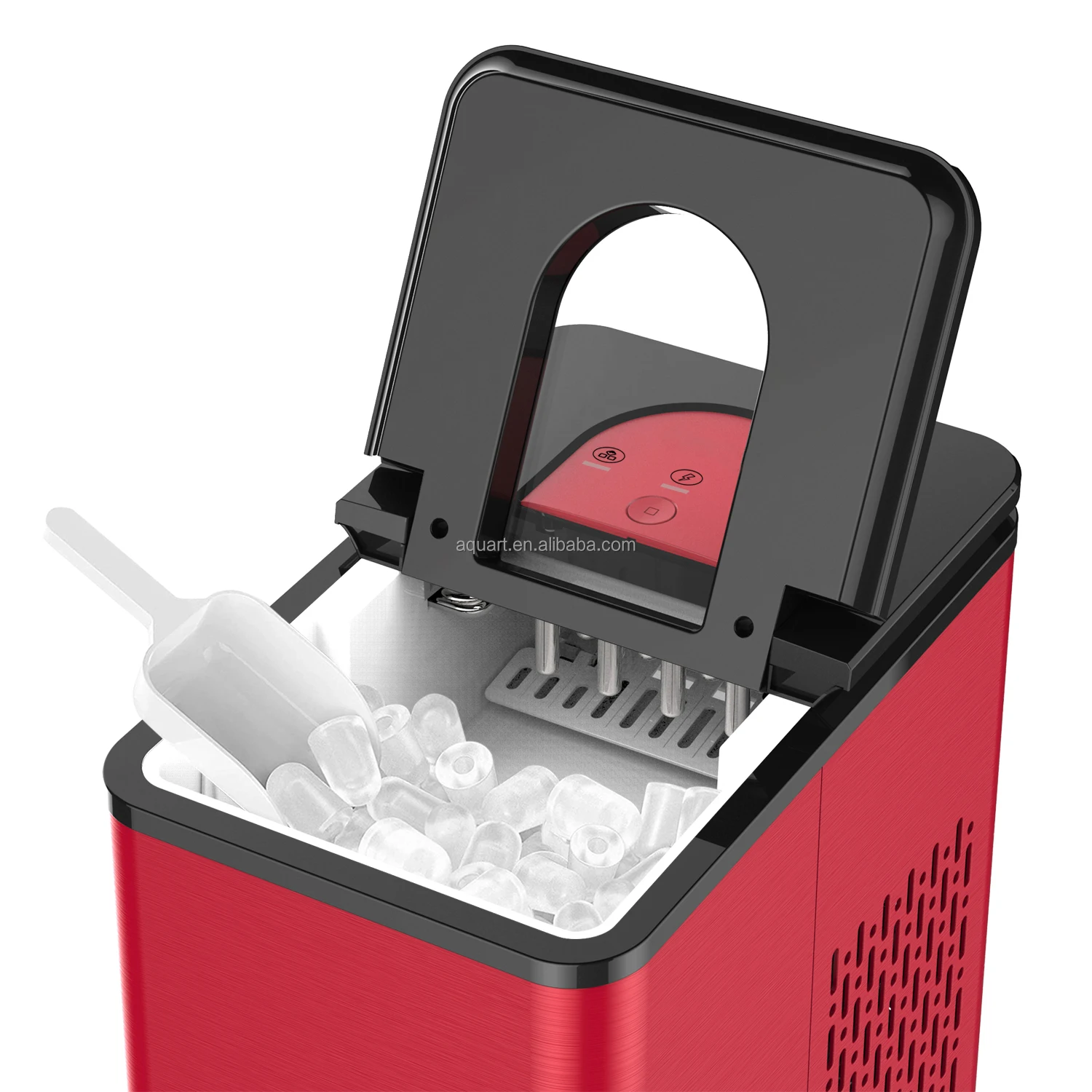 Efficient Ice Maker - 26lbs in 24 Hours, 9 Ice Cubes in 7 Mins