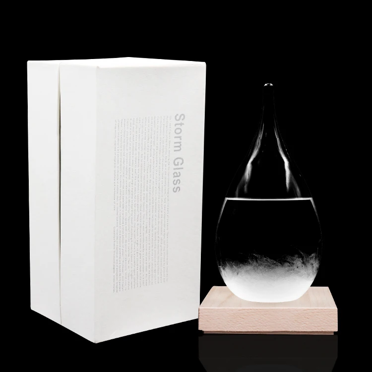 Home Decoration Glass Crafts Weather Forecast Predictor Storm Glass ...