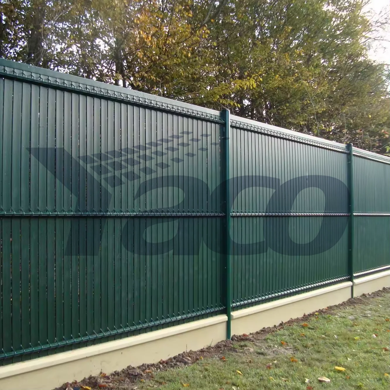 Weather Resistant Plastic Pvc Fence Slats Kit For Private House Factory ...