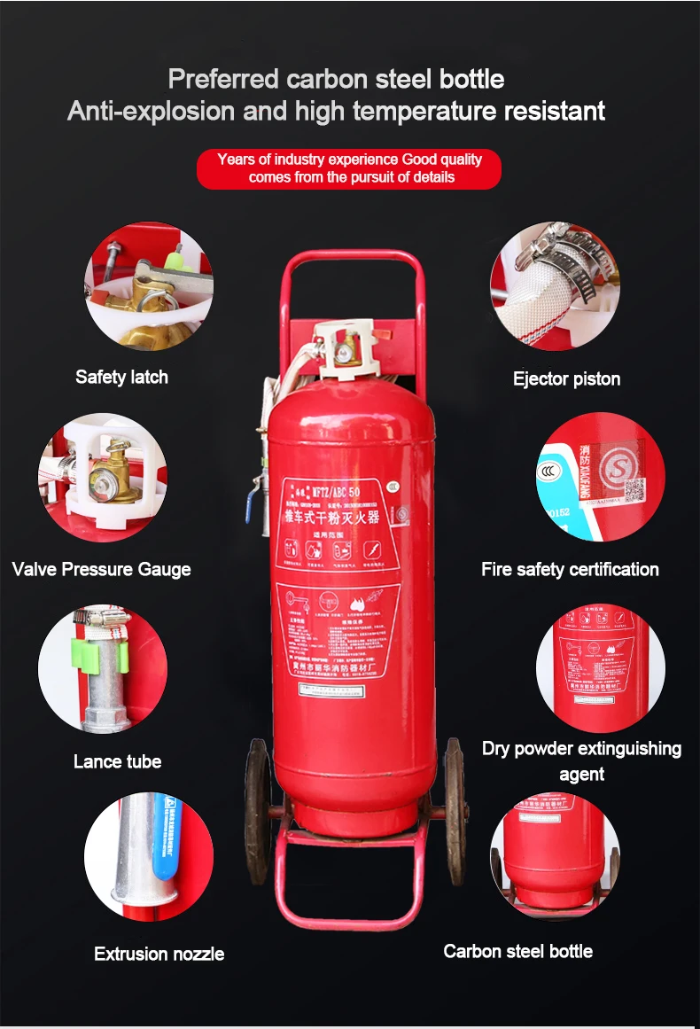 Customizable Colors High Quality Fire Extinguisher Abc Dry Powder Dry ...