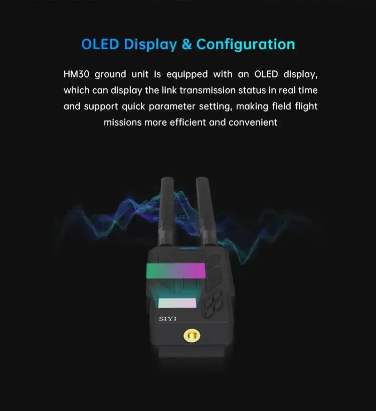 Siyi Hm30 Long Range Full Hd Digital Image Transmission Fpv System ...