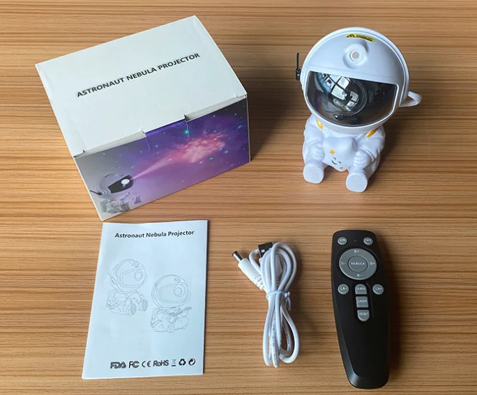 ROCKET ASTRONAUT WHITE LED Mini Astronaut Projector Lamp Spaceman ...