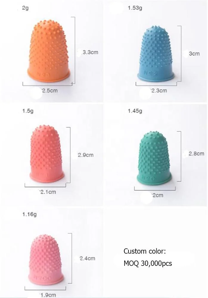 Custom Silicone Rubber Thimble Finger Tips - Buy Rubber Finger Tips ...