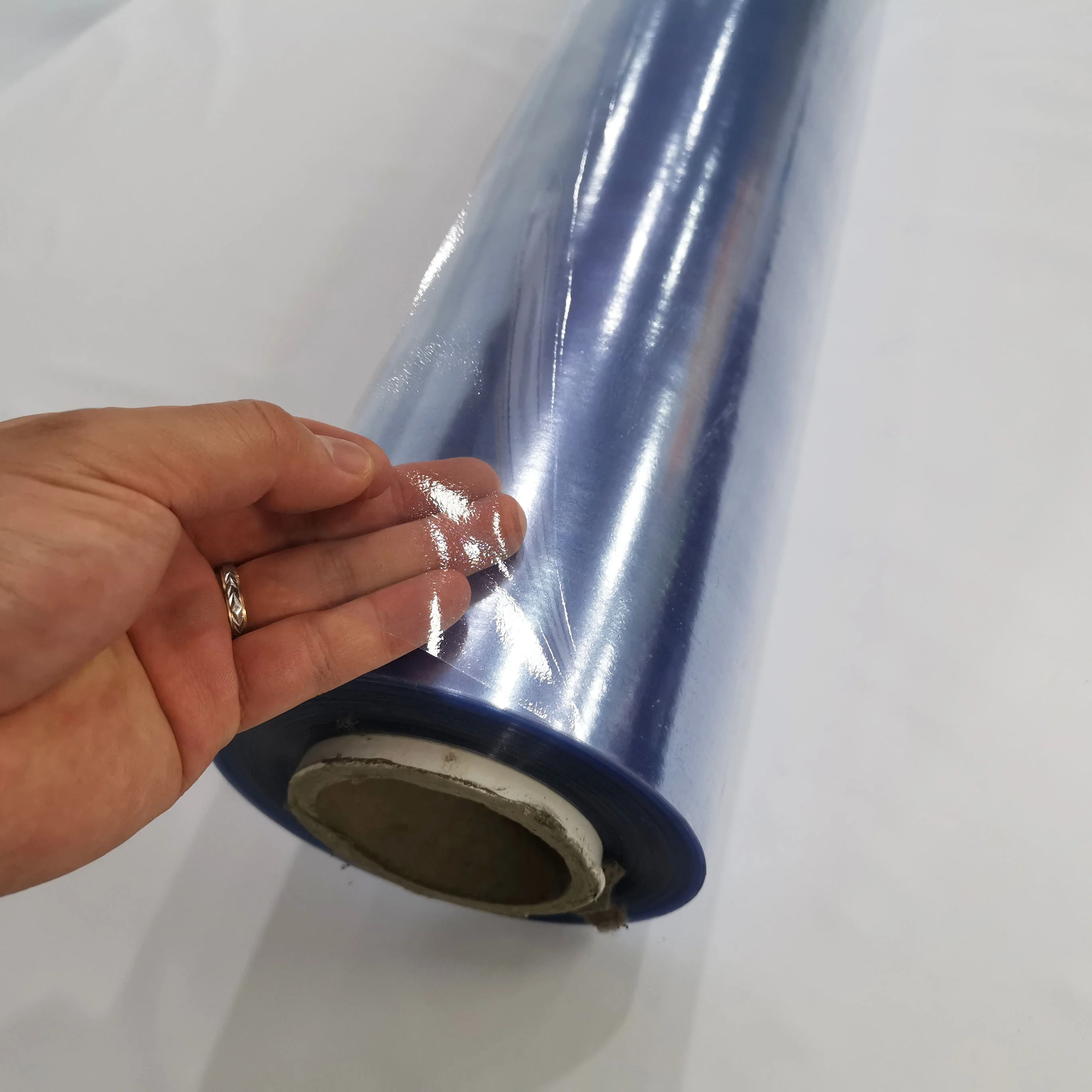 Normal clear PVC Film with Little Powder Transparent Flexible Soft PVC ...