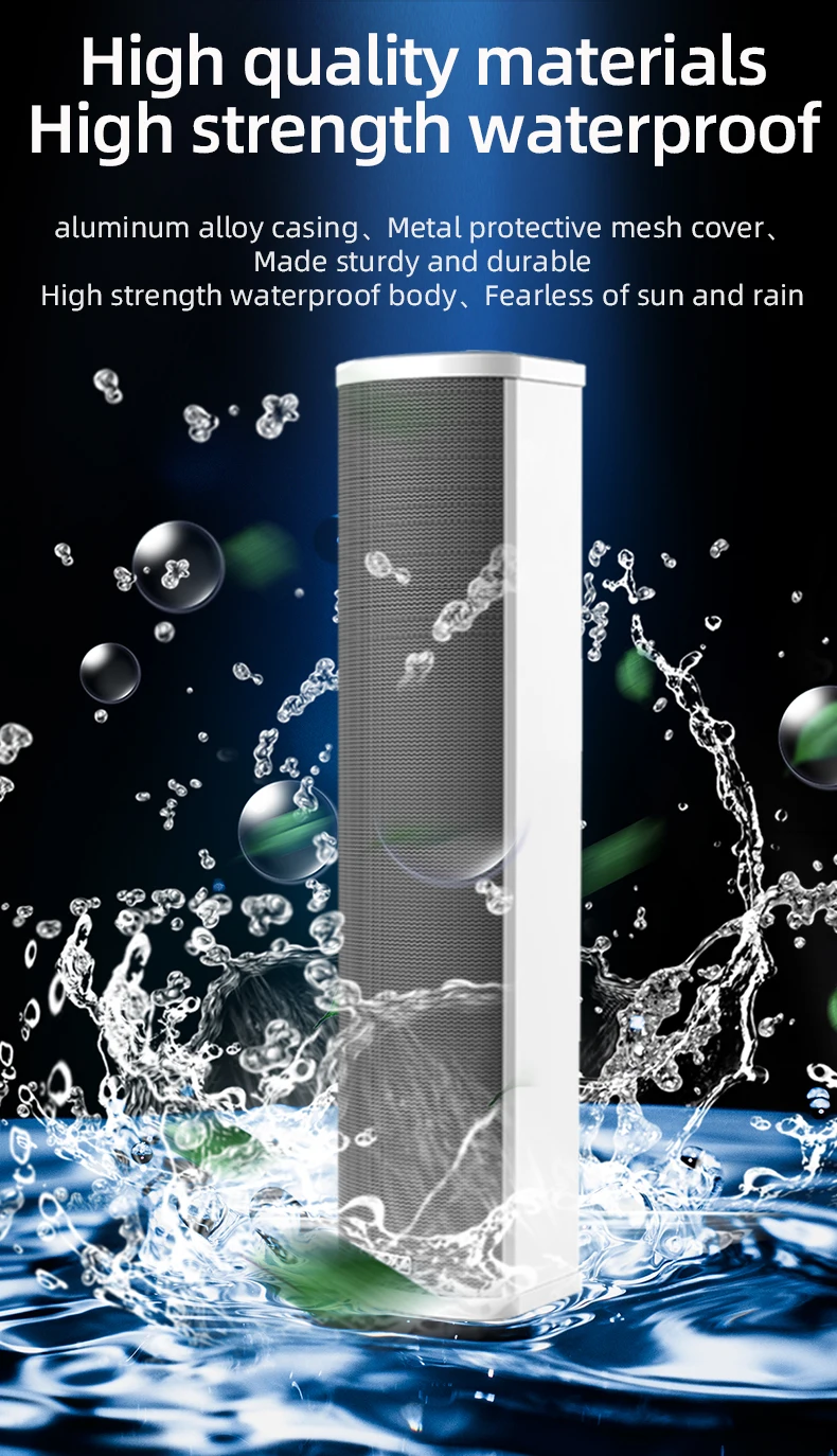 Six-zone Bluetooth Outdoor Waterproof Speaker - 40W Amplifier