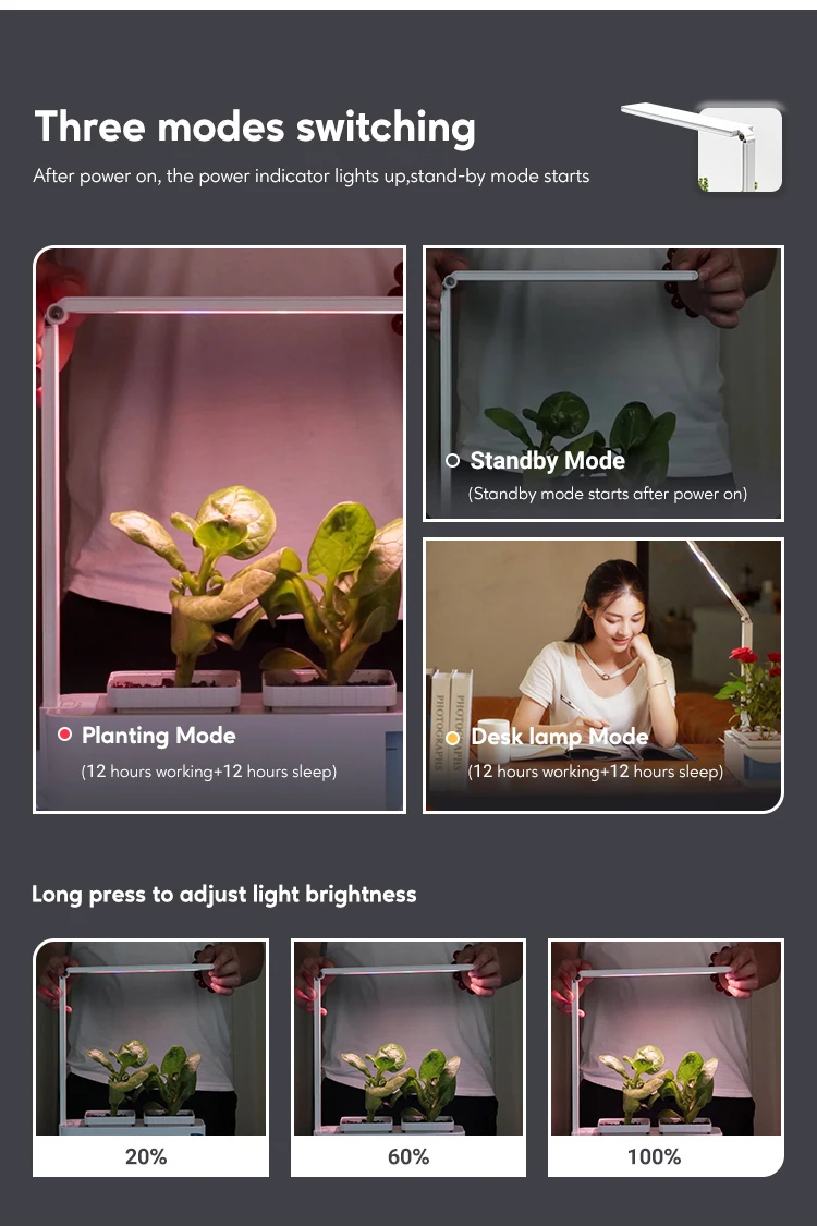 New Design Horticulture Hydroponic Indoor Growing Smart Mini Garden ...