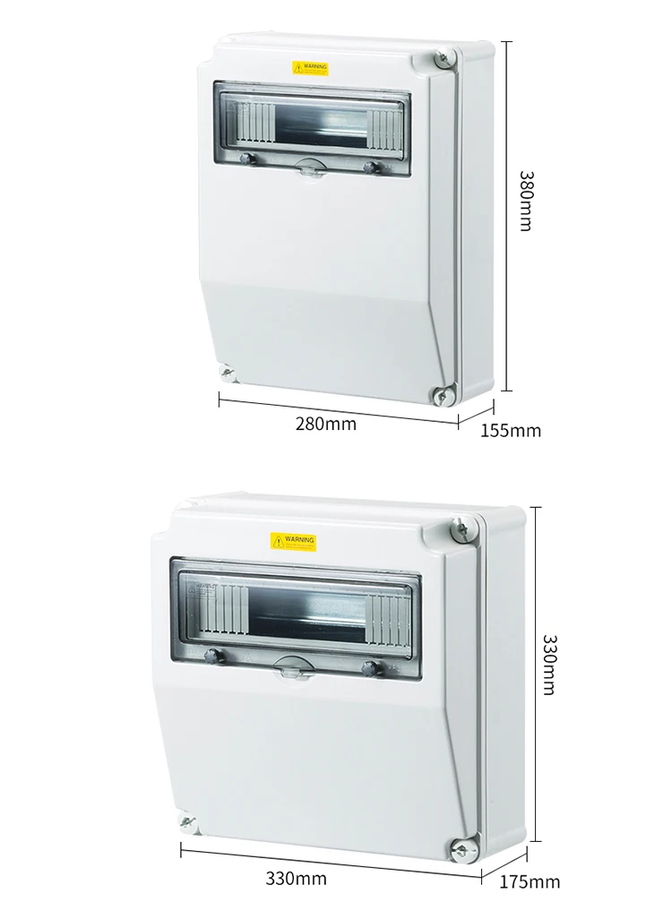 Outdoor Power Distribution Box Plastic Waterproof Industrial Outlet Box ...