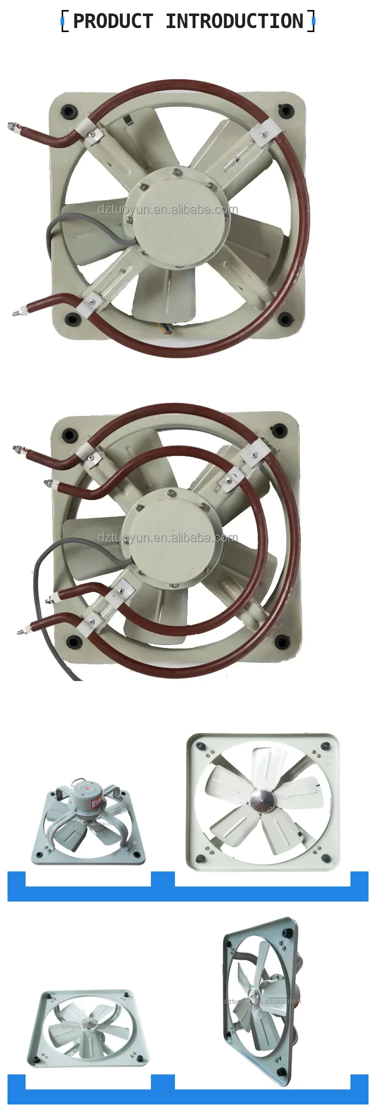 Tuoyun Recommend Blue Small-sized Incubator 25 Cm Fan For Egg Incubator ...