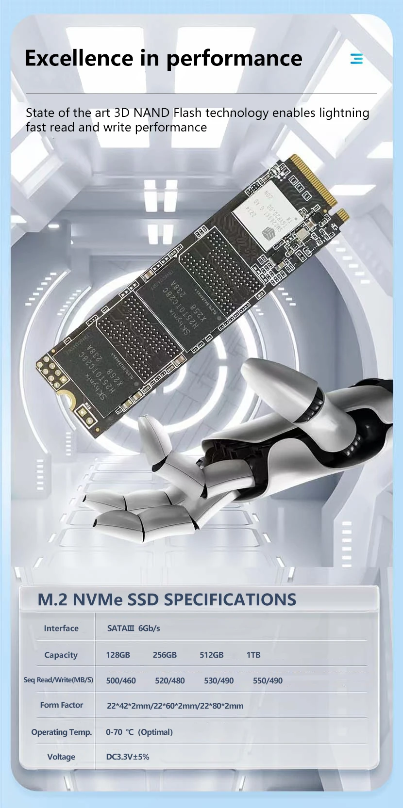 原装nvme 128gb 256gb 512gb 1tb接口固态硬盘迪斯科杜罗m.2 2280 M2笔记本电脑固态硬盘 - Buy 便携式ssd驱动器固态硬盘m2ssd外置ssd卡便携式ssd ...