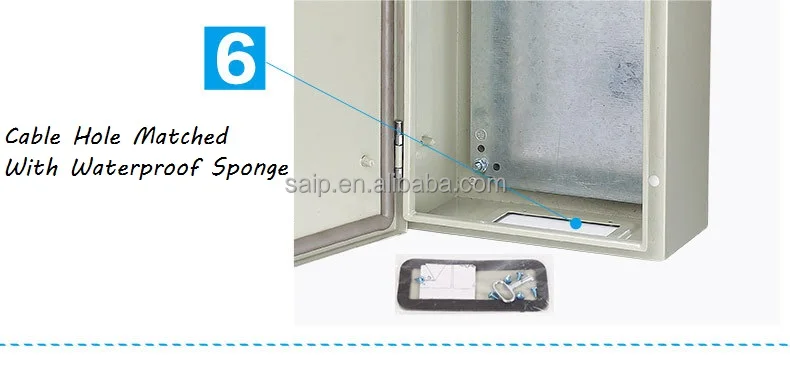 Steel Box Enclosure SAIPWELL IP65 NEMA4 Waterproof Metal Electrical ...