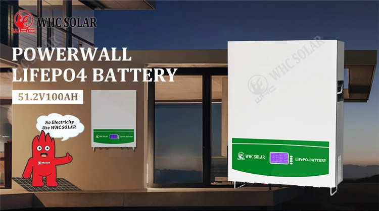 Whc Solar Power Wall 5kwh 10kwh 20kwh 48v 100ah 200ah 400ah Lifepo4 Lithium Ion Battery Solar ...