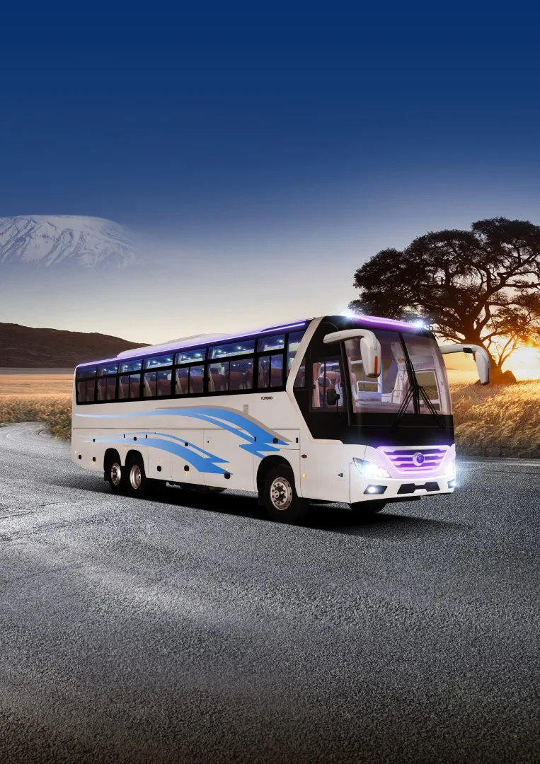 70 Seats Passenger Coach Bus ZK6126D with TV Screens & USB Charging ...