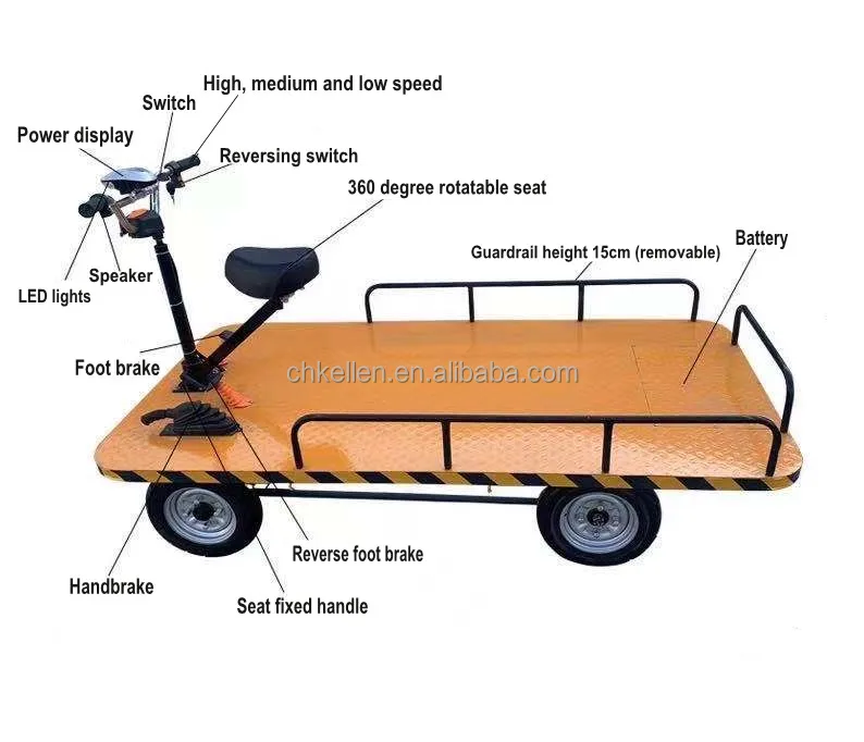 KELLEN Electric Transport Carts - Efficient Short-Distance Solutions