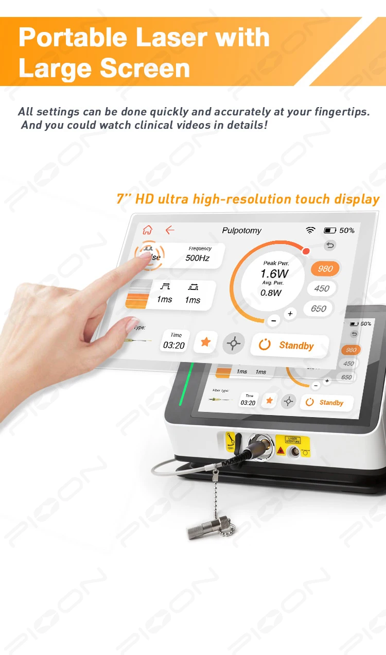 PIOON Dental Laser - 980nm/810nm Diode Laser for Soft Tissue Cutting