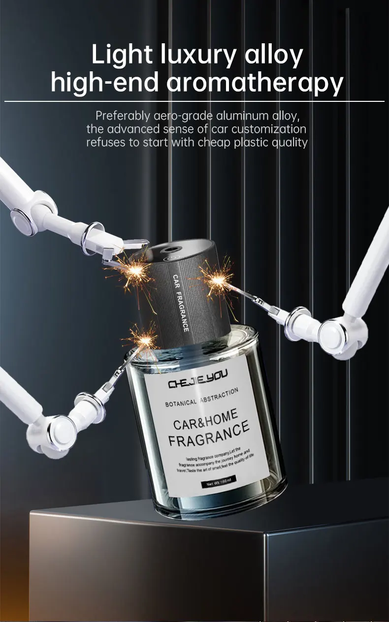 High-end Business Car Fragrance Machine Glass Body Essential Oil Air ...