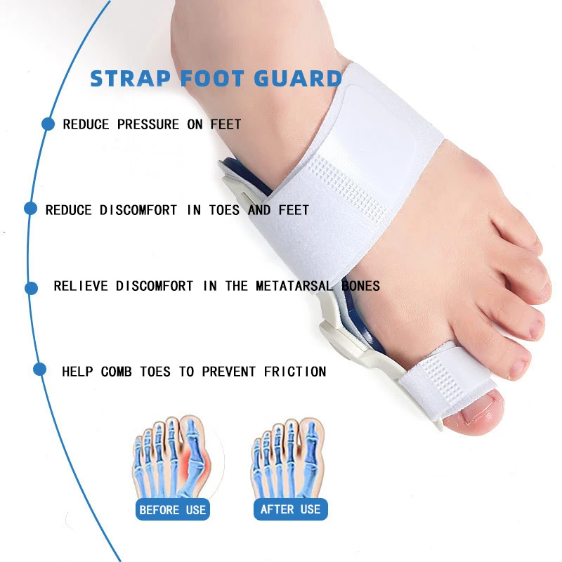 Day And Night Use Hallux Valgus Orthosis Big Gel Toe Orthosis With Pu ...