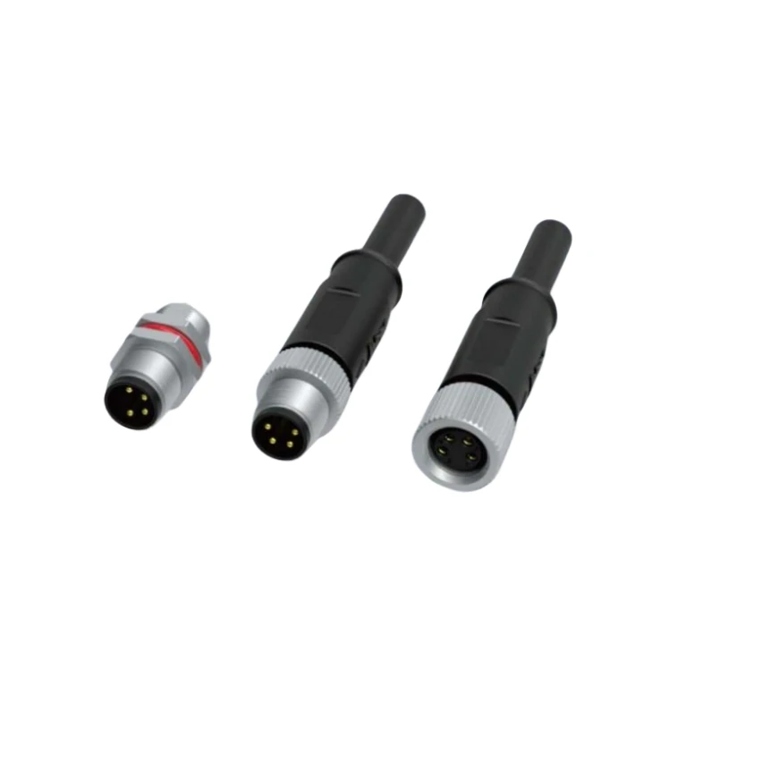 Jnicon M8 Panel Mount Plastic Connector Solder Type Waterproof IP68 ...