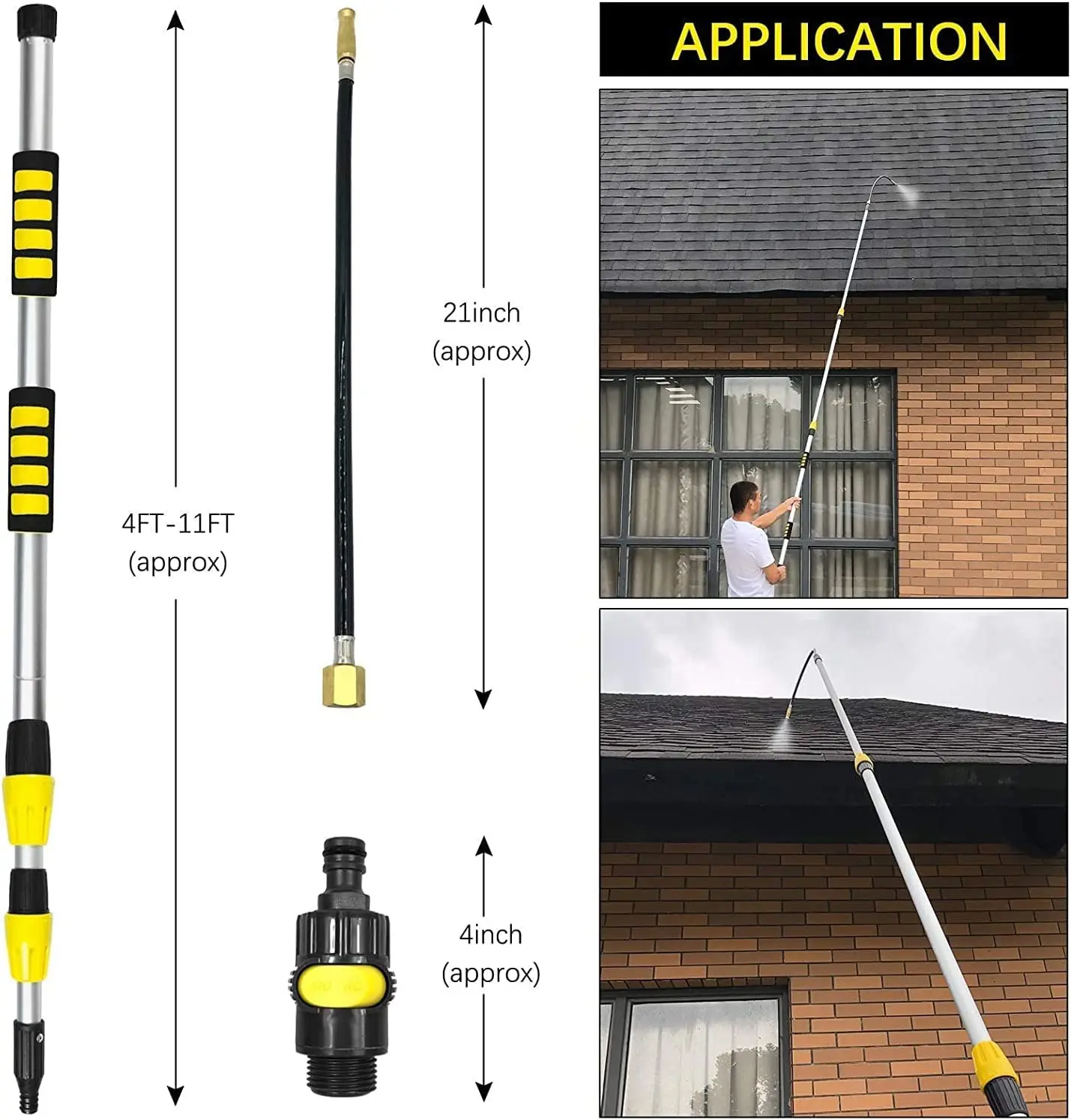 Gutter Cleaning Wand - Efficient and Safe Gutter Cleaning