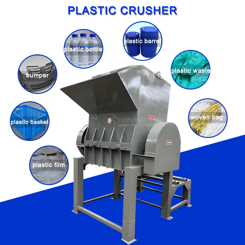 China Plastic Crusher Machine Price Waste Plastic Bag Film Pipe Pvc Pp ...