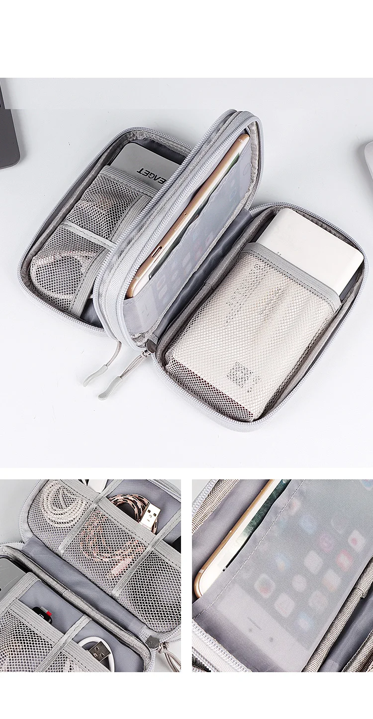 Superior Quality Waterproof Cable Organizer Bag for Travel