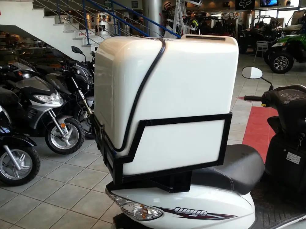 2023 Premium Quality Fibreglass Bike Delivery Box For Carrying Milk And ...