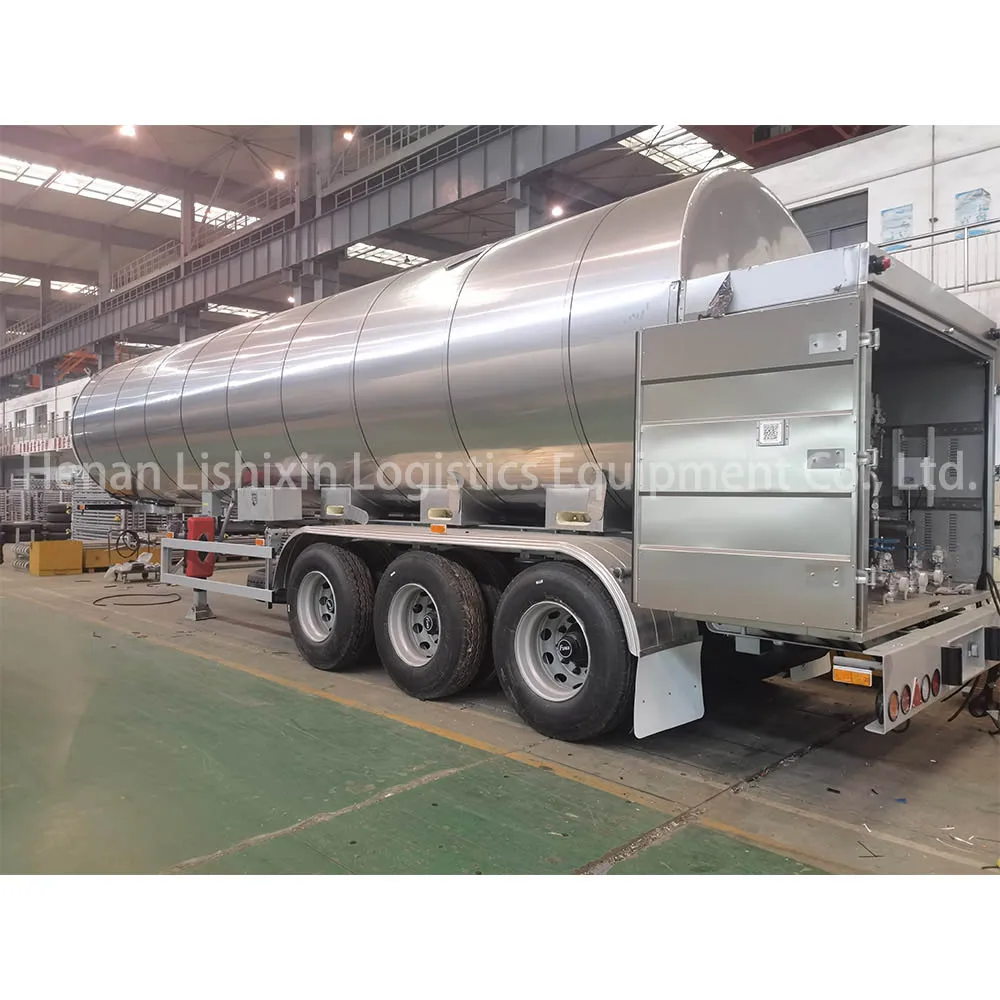 High Quality Gas Tank Truck Semi Trailer 28 CBM CO2 Transport
