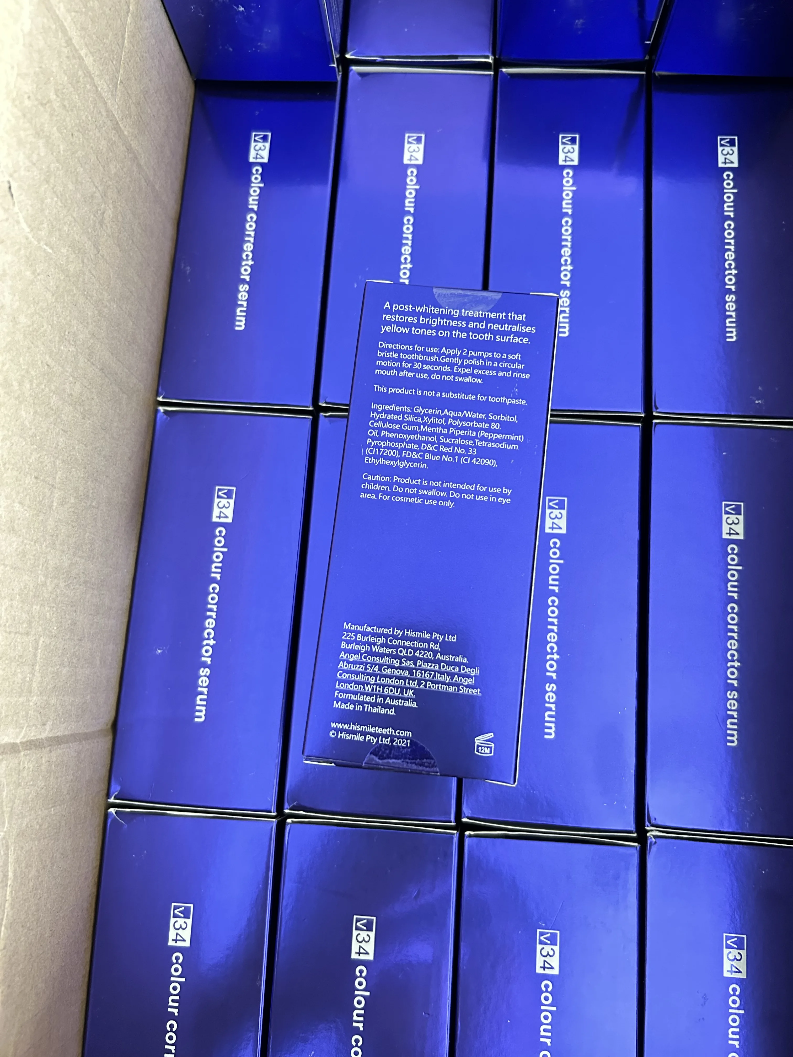 Hismile V34 Purple Toothpaste Colour Corrector Teeth For Teeth ...