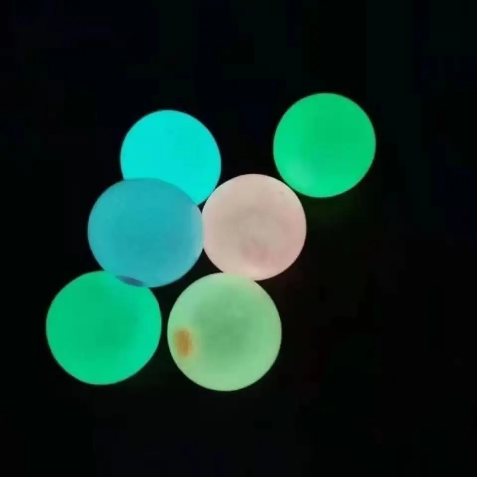 Cheap Luminous Ceiling Balls Glowing Sticky Balls Decompression ASMR ...
