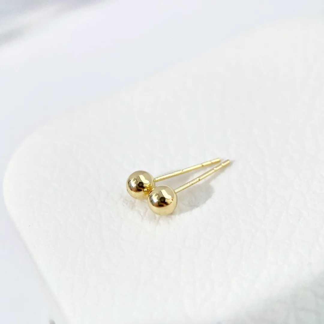 18K Real Gold Earrings - Trendy Stud Earrings for All Occasions