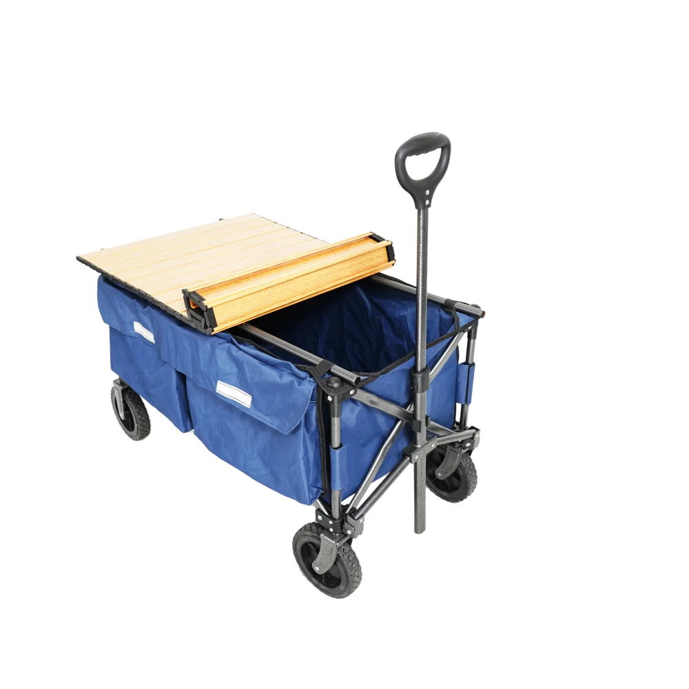 Heavy Duty PE Fabric Cover Picnic Folding Trolley Cart Utility Camping ...