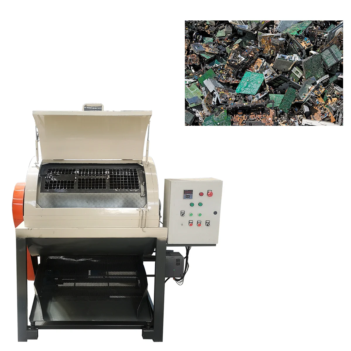 Scrap PCB board electronic component metal solder Recycling separating ...