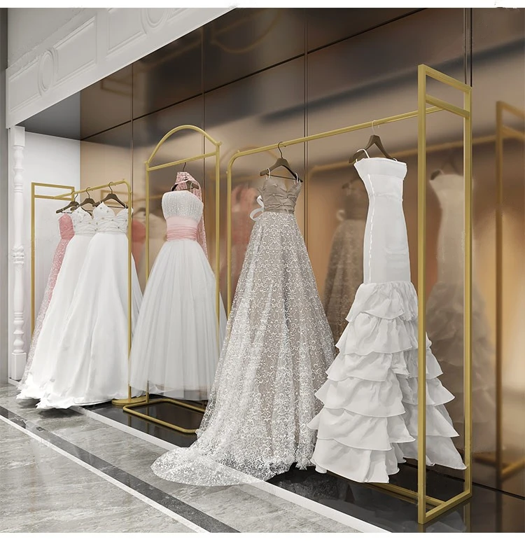 Stylish & Durable Wedding Dress Display Racks - J&H Storefixture