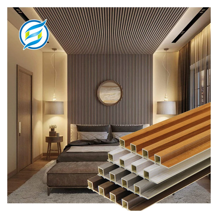 Sh New Interior Pvc Wall Panels 3d Fluted Damp Resistant Wpc Acoustic Wall Panel Decoration ...