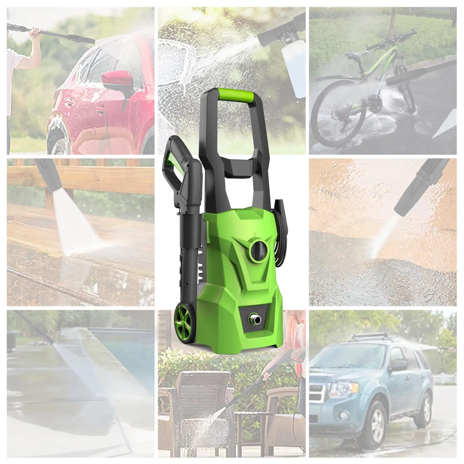 Small Mobile Outdoor High Power Car Washing Machine Electric Water Gun ...