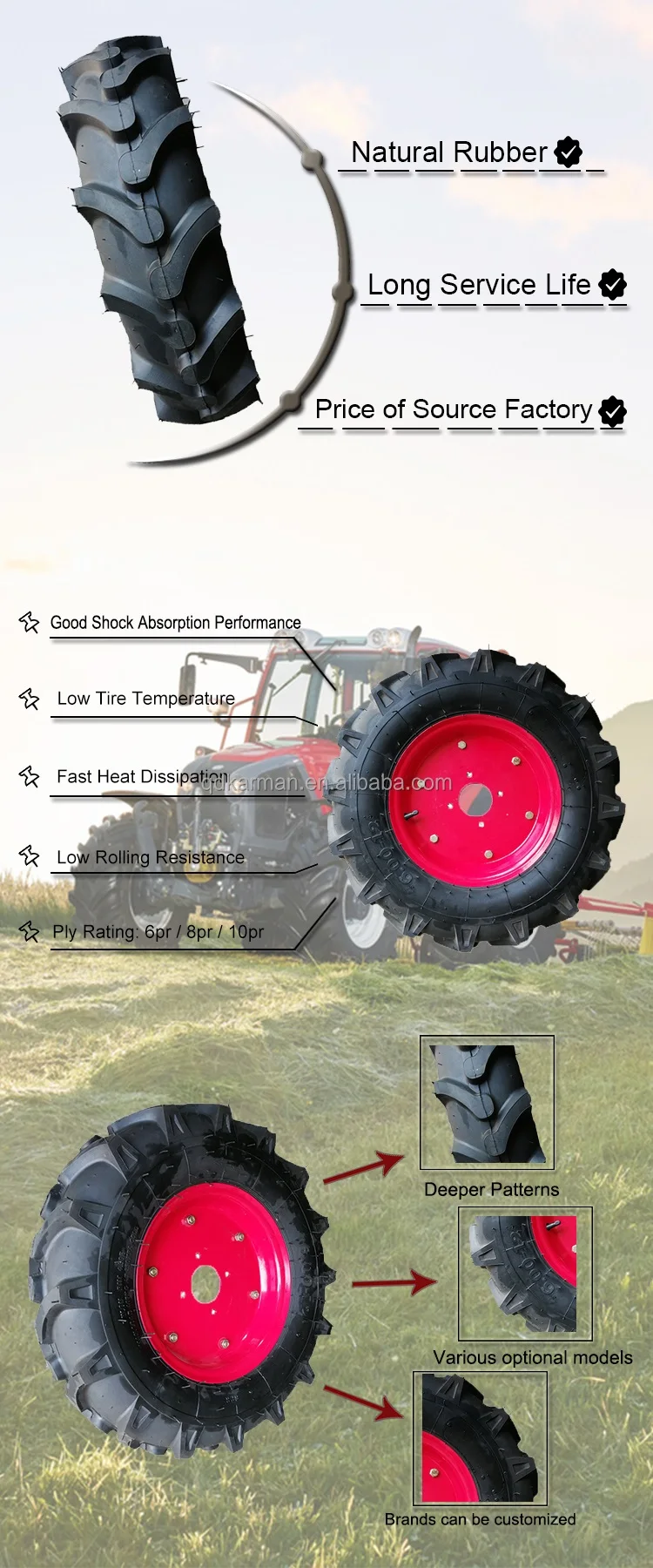 10inch Small Scaffold Wheel Tires 3.00-4 Tool Wheel Tires Tiller Front ...