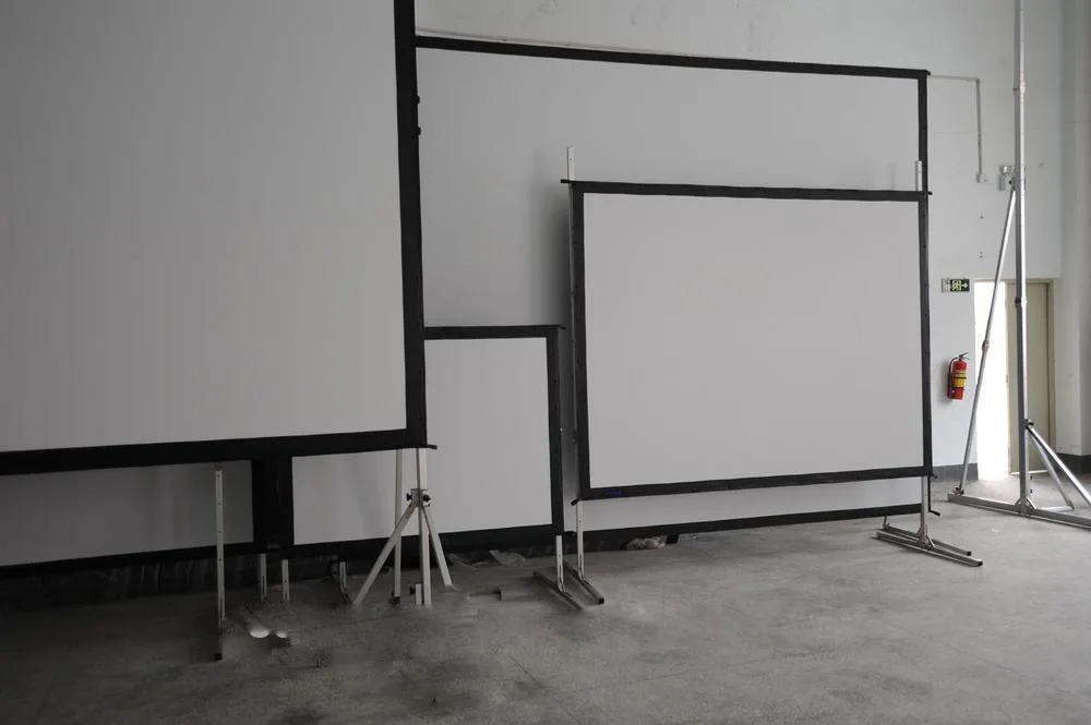 220" Fast Fold Projector Screen - 16x9 Portable Projection Screen for ...