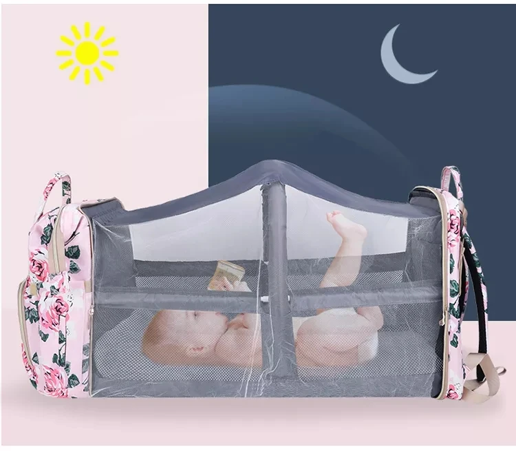 Wholesale Waterproof Foldable Travel Backpack With Bed Newborn Baby Cot ...