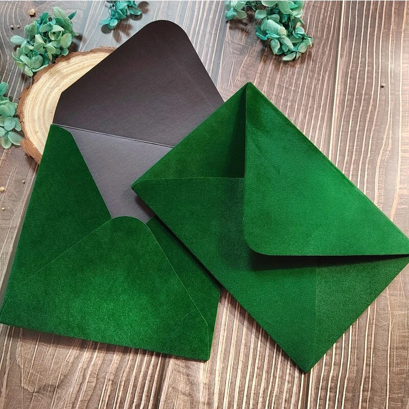Wholesale Luxury Velvet Envelope for Wedding Invitations